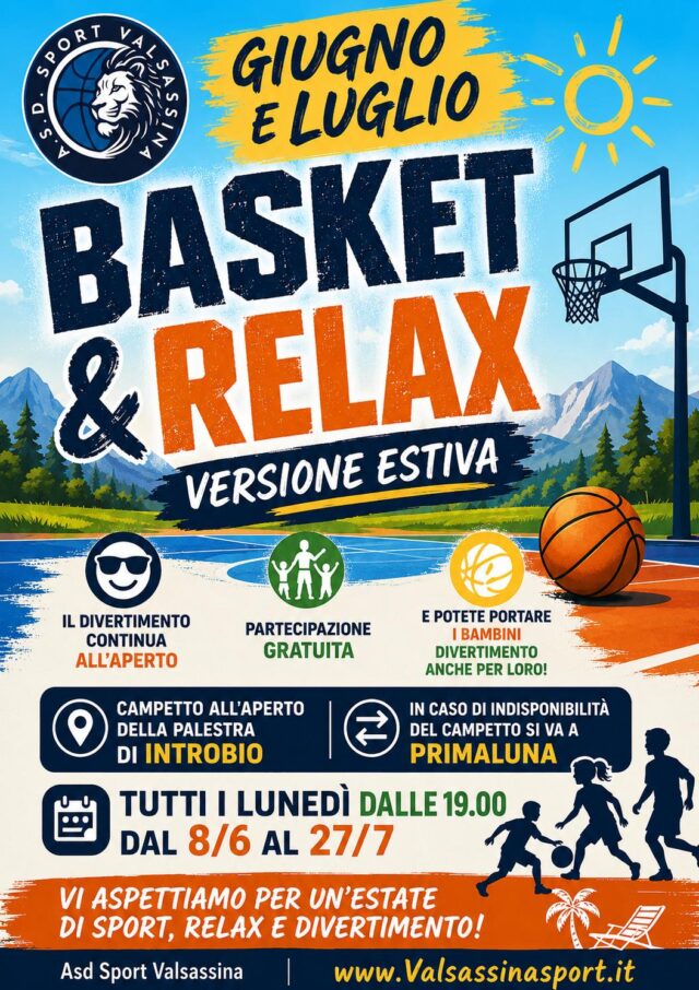 BASKET & RELAX A INTROBIO CON L’ASD SPORT VALSASSINA – Valsassinanews ...
